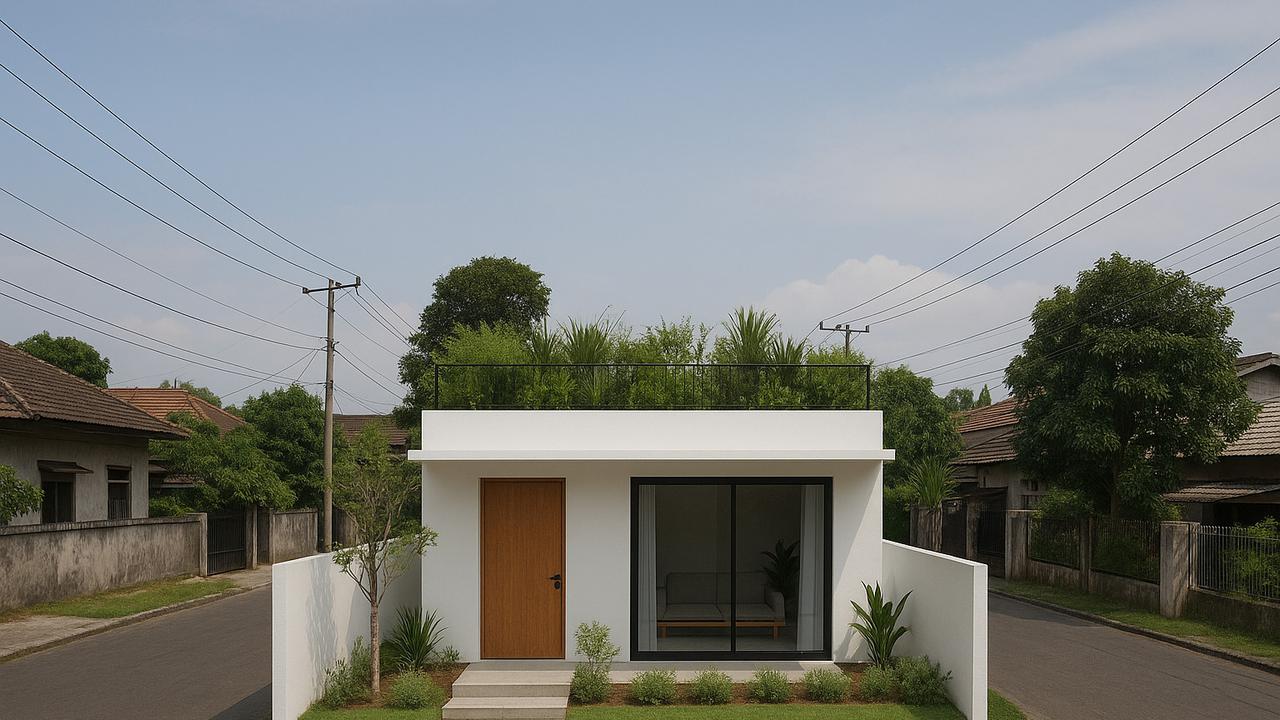 8 Model Rumah Minimalis Dengan Rooftop Garden, Solusi Nuansa Hijau di ...