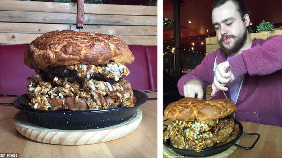 Burger 5000 Kalori Ajak Pengunjung Uji Nyali - Global Liputan6.com