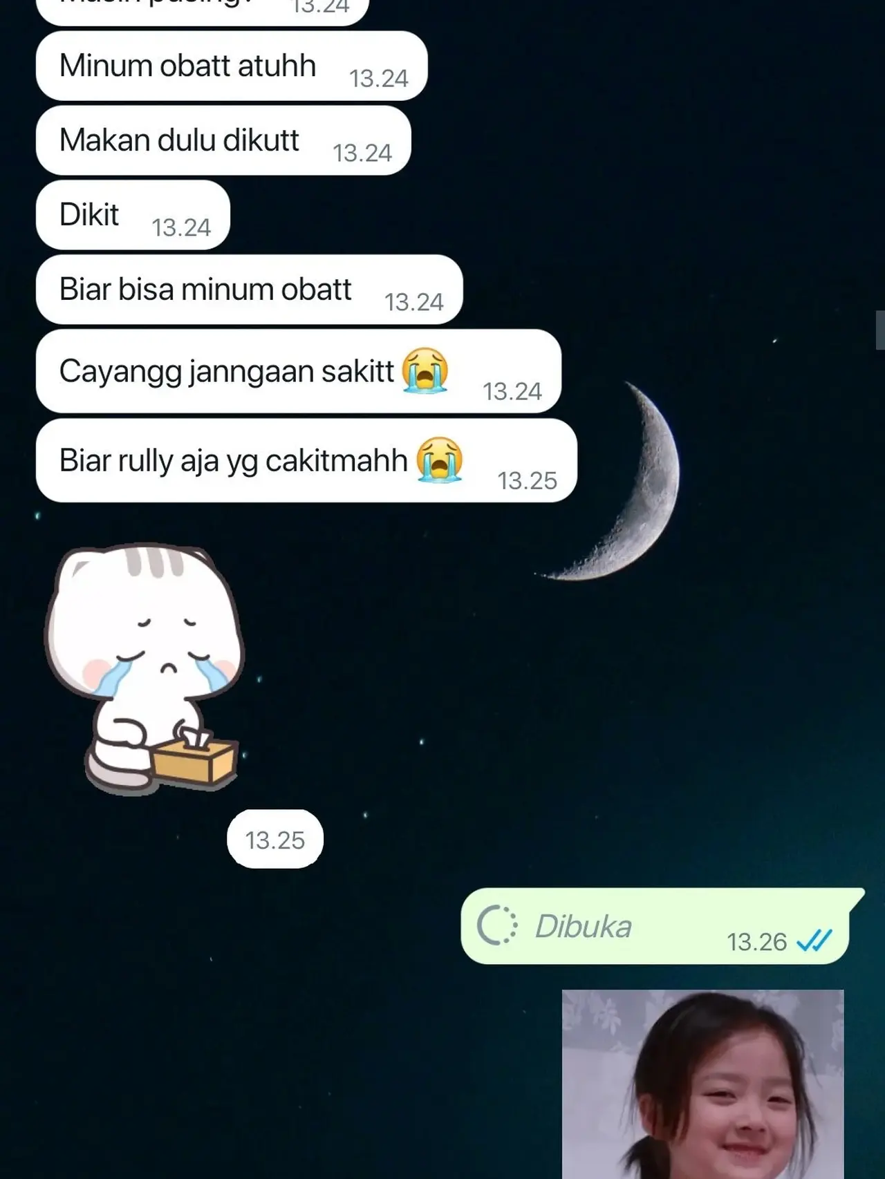 6 Chat Cowok Perhatian Sekaligus Khawatir Saat Pacar Sakit Ini Bikin ...
