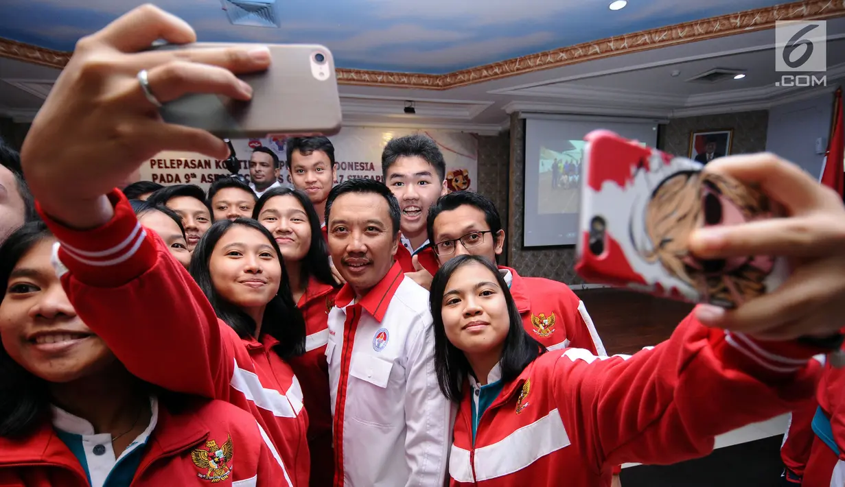 Menpora Lepas Kontingen Asean Schools Games 2017 - Foto Liputan6.com