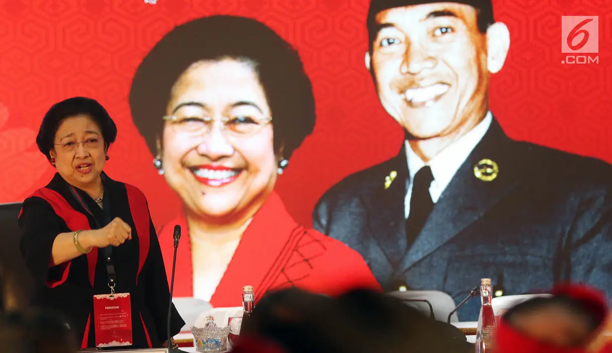 FOTO: Pesan Tri Karsa Megawati Saat Tutup Kongres V PDIP - Foto Liputan6.com