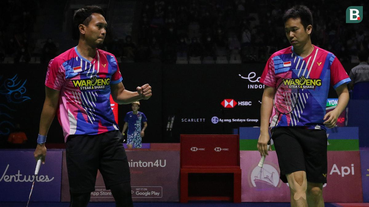 Foto: Mohammad Ahsan / Hendra Setiawan dan Gregoria Mariska Tunjung ...