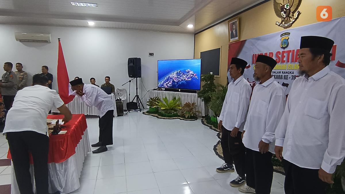 Belasan Eks Simpatisan ISIS dan Jamaah Islamiyah di Poso Berikrar Setia ...