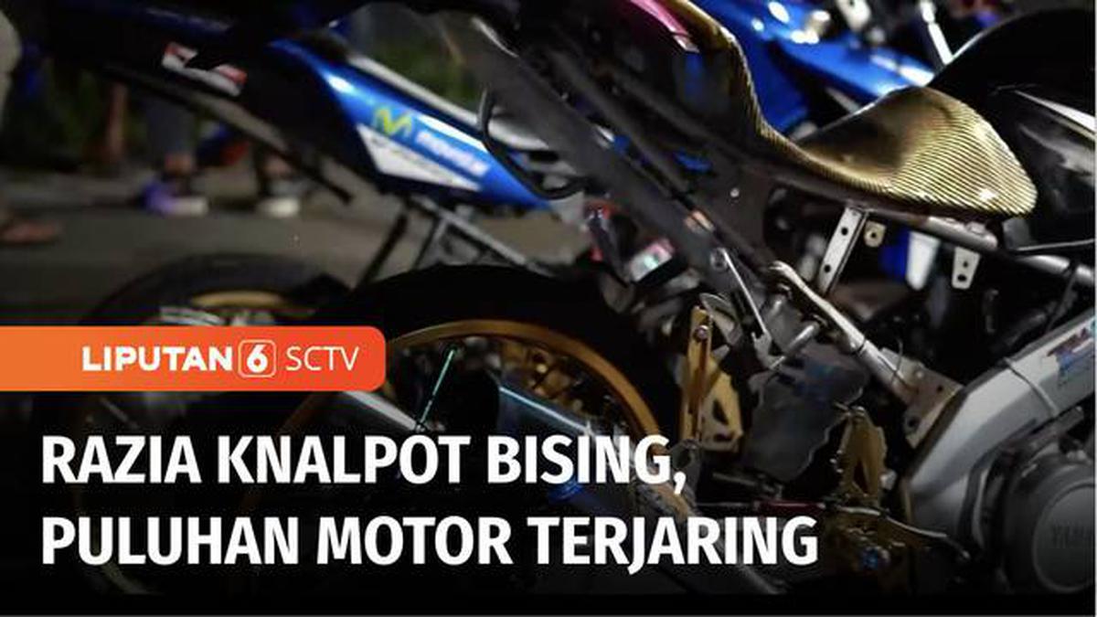 VIDEO: Razia Knalpot Bising “Bronk” di Purbalingga, Puluhan Motor Terjaring - TV Liputan6.com