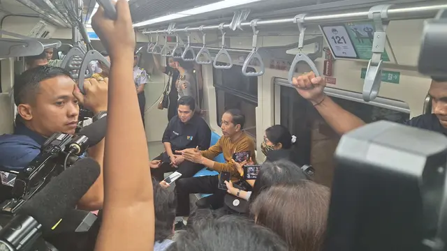 5 Pernyataaan Jokowi Usai Jajal Lrt Jabodebek Rute Harjamukti Dukuh
