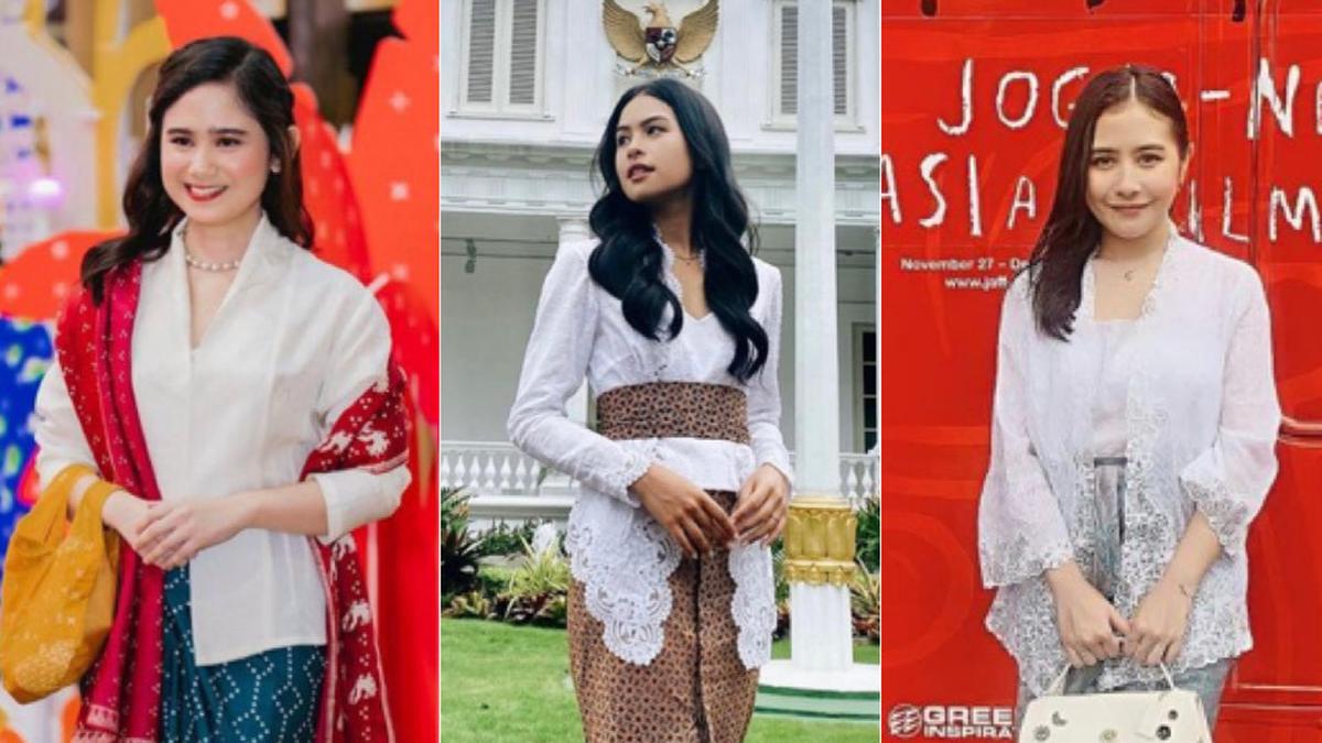 8 OOTD Artis Mix and Match Kebaya dengan Sneakers Cocok untuk Acara ...