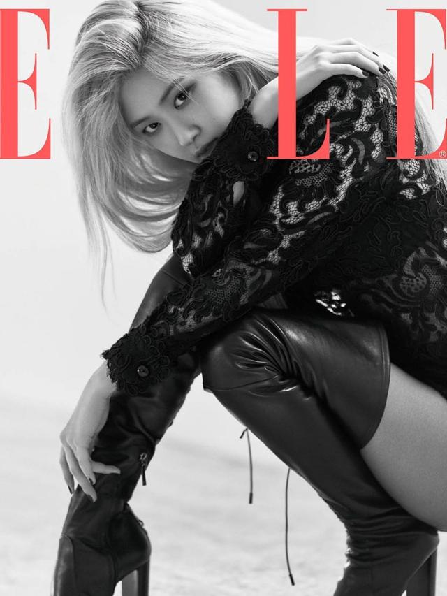 Sederet Pose Rose BLACKPINK di Sampul Majalah Elle Korea Selatan