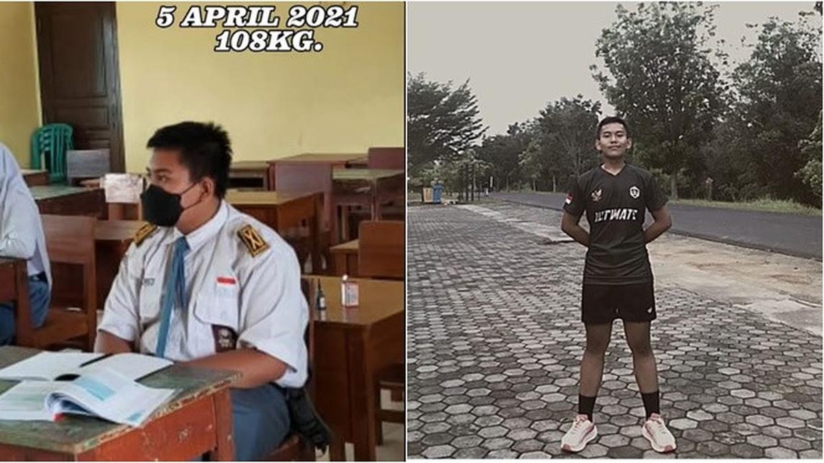 Potret Transformasi Remaja Dulu Berbobot 108 Kg, Dua Tahun Turun 28 Kg - Hot Liputan6.com