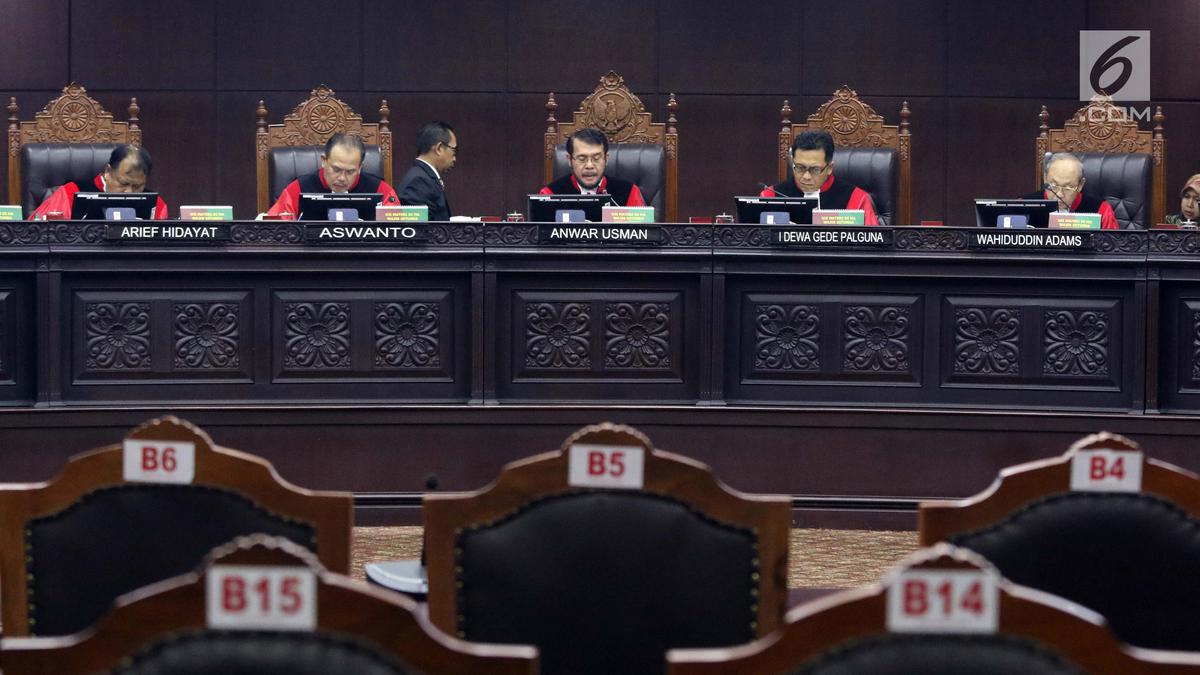 Inilah Rekam Jejak 9 Hakim MK yang Mengadili Sengketa Pilpres 2019