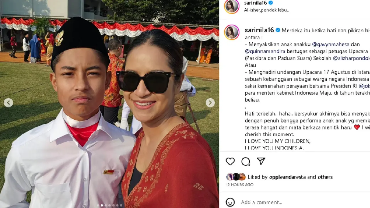 4 Anak Artis Jadi Paskibra Upacara 17 Agustus 2023, Ada Putra Ibnu Jamil hingga Sari Nila yang ...