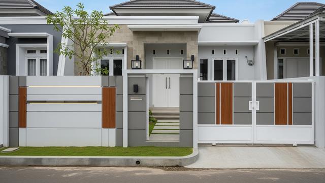 9 Desain Pagar Rumah Minimalis yang Membuat Fasad Tampak Lebih Mahal ...
