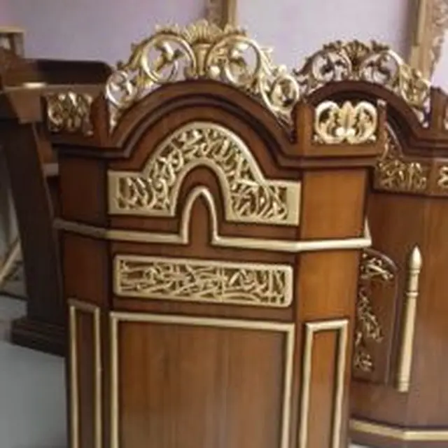 Model Mimbar Masjid Minimalis dari Kayu Jati, Lengkap dengan Harganya ...
