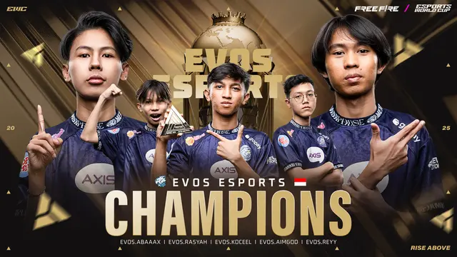 Evos Divine Juara Dunia Free Fire EWC 2025, Indonesia Akhiri Puasa Gelar Sejak 2019 - Tekno ...