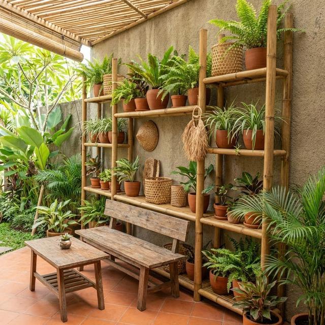 10 Model Teras dengan Rak Vertikal Serbaguna, Inspirasi Teras Sempit ...