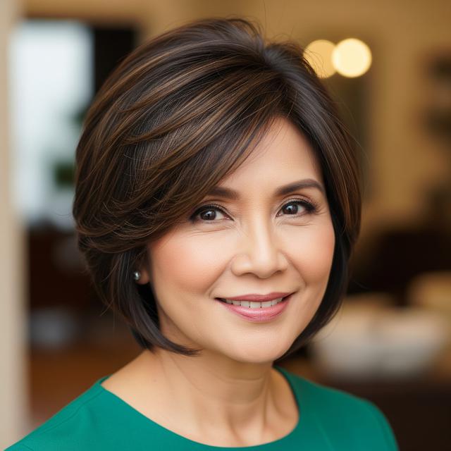 7 Model Rambut Pendek Wanita Usia 50 Tahun ke Atas, Stylish dan Mudah ...