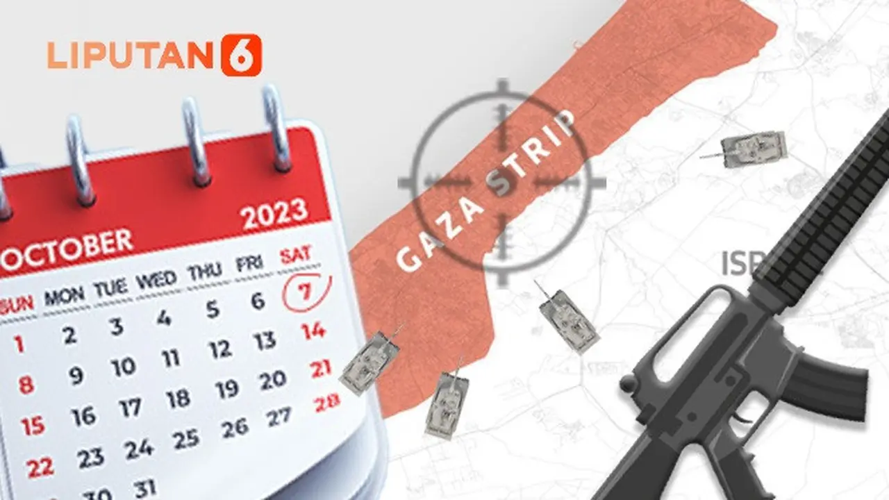 Infografis Perang Israel-Hamas Lewati 100 Hari - News Liputan6.com