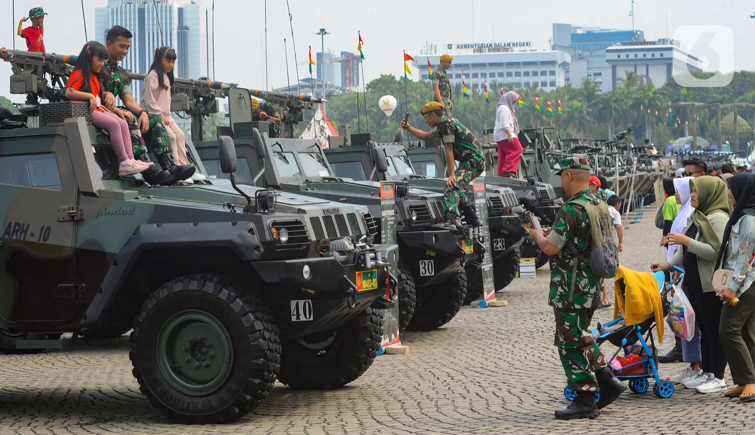 Pameran Alutsista Sambut Perayaan HUT ke-78 TNI di Monas - Foto Liputan6.com