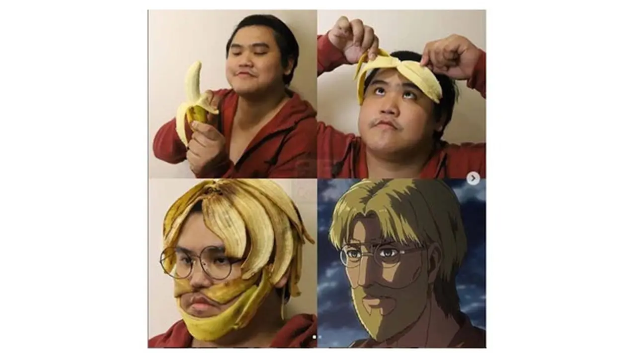 6 Cosplay Low Budget Pakai Buah Warna Kuning Ini Bikin Ngakak - Hot ...