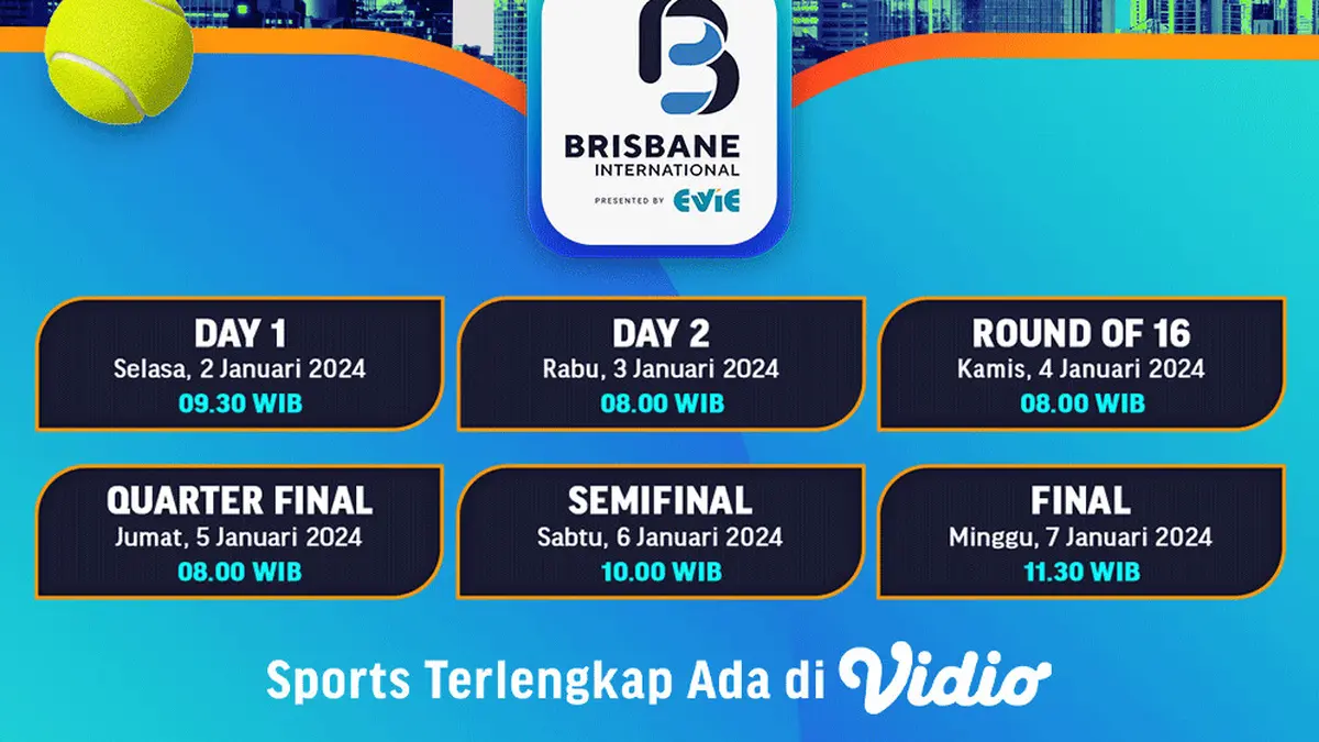 Berita WTA 500 Brisbane International Hari Ini - Kabar Terbaru Terkini | Liputan6.com