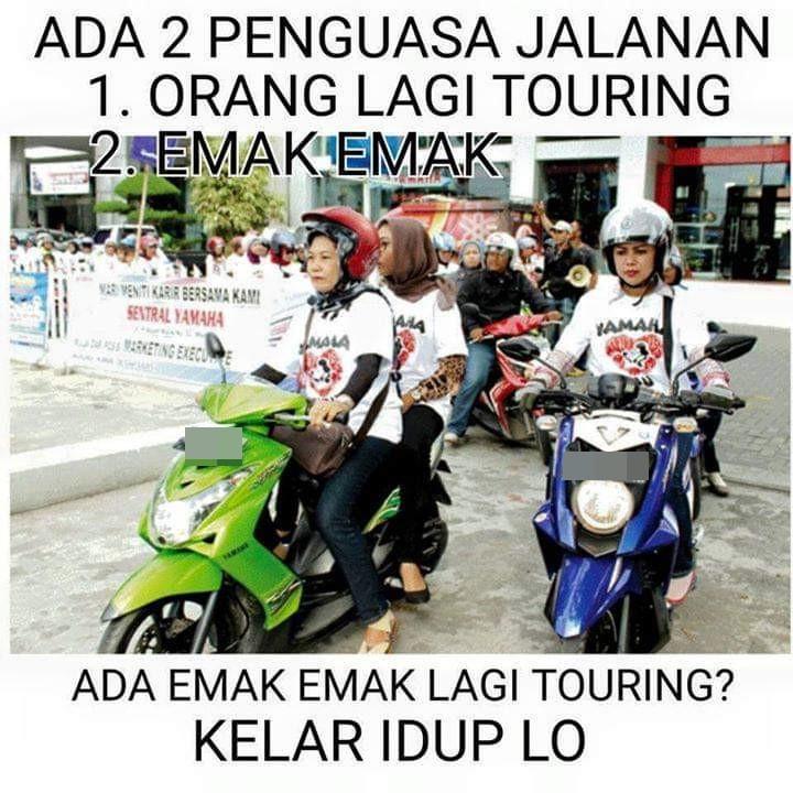 10 Meme Lucu Touring Naik Motor Ini Bikin Tertawa Ngakak - Berita ...