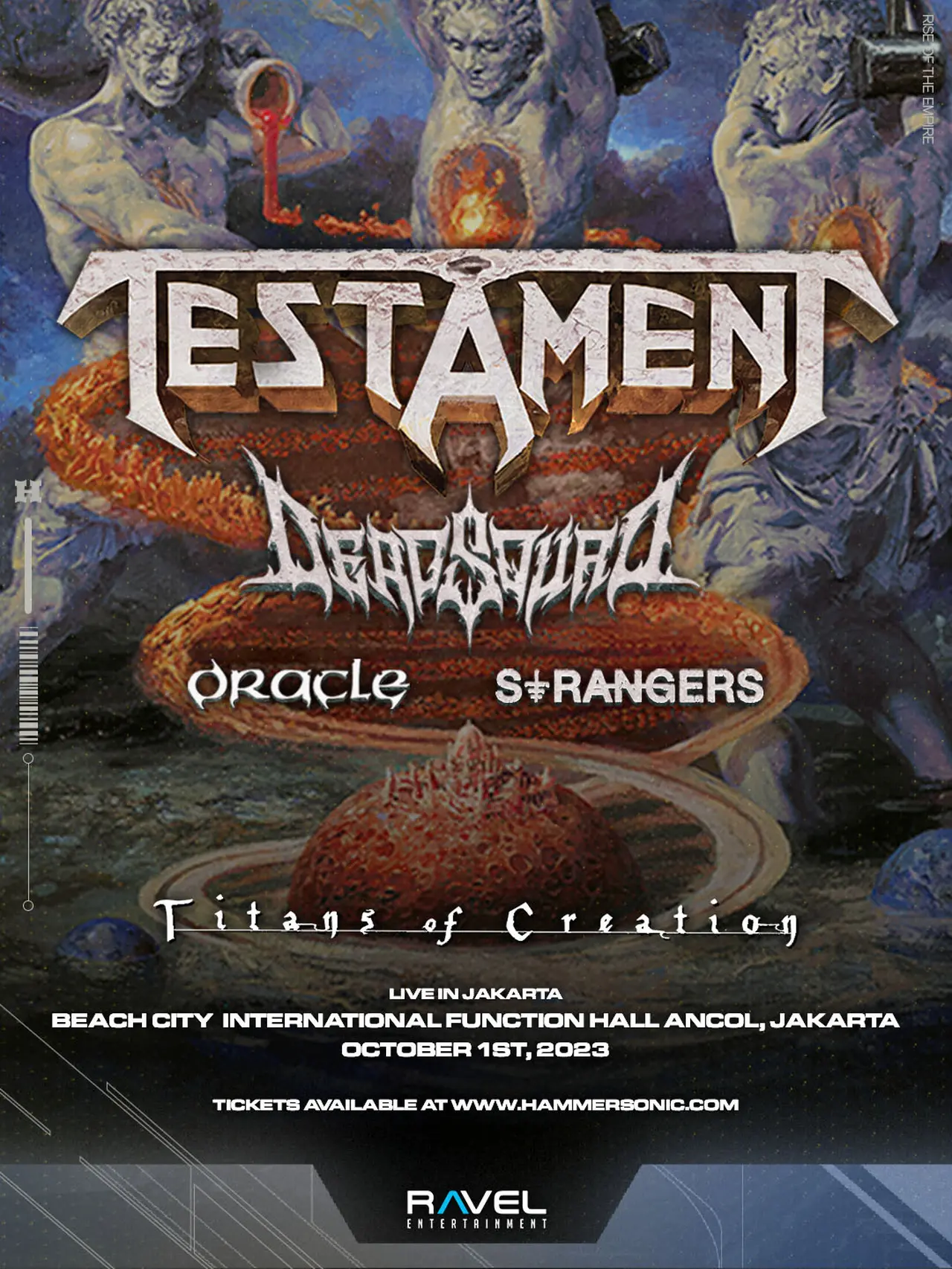 Hammersonic After Party 2023: Konser Intimate Bareng Testament ...