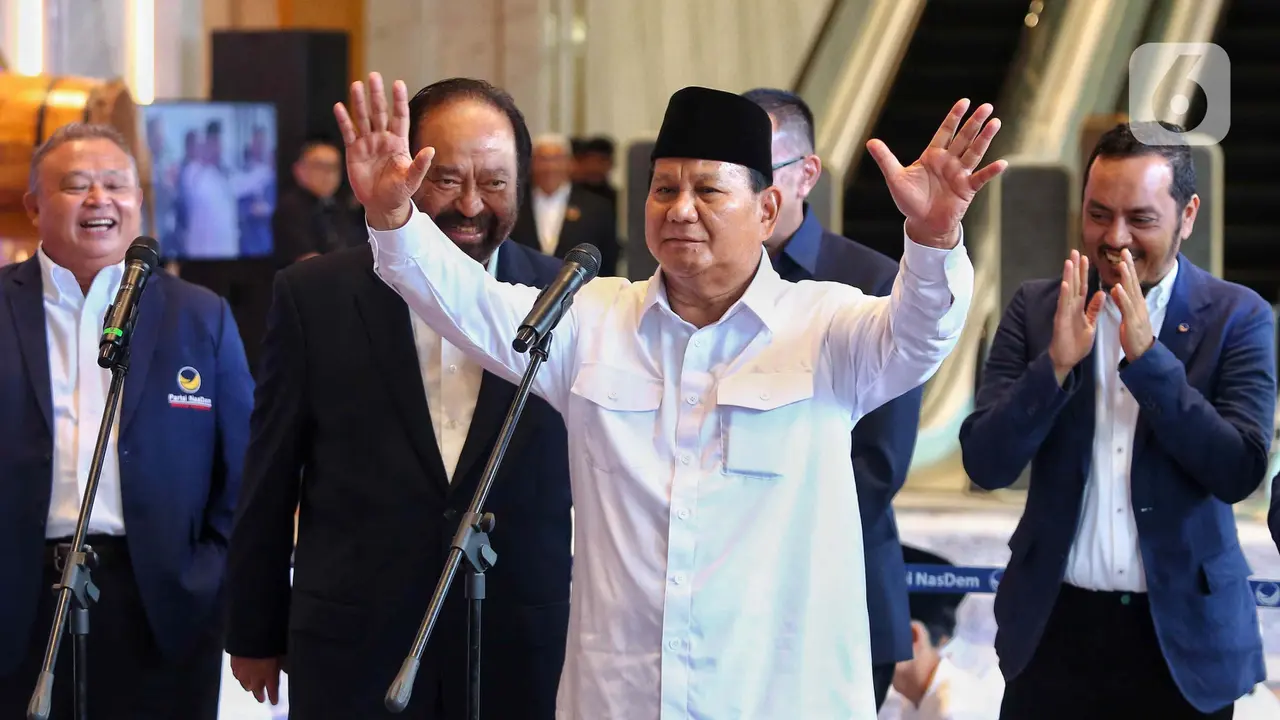 Waketum Nasdem Temui Prabowo di Kertanegara, Dasco: Ada Kabar Gembira - News Liputan6.com