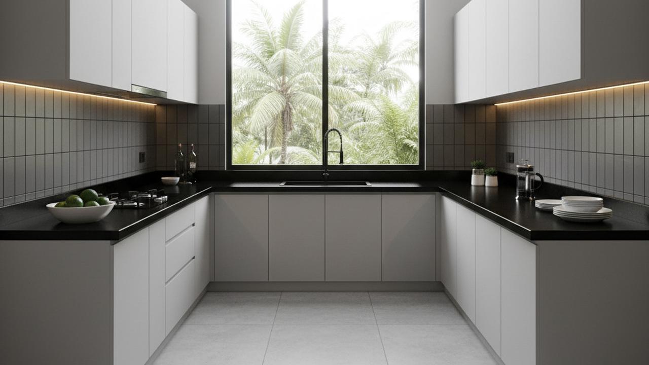 7 Model Dapur Minimalis Bentuk U, Fungsional dan Nyaman untuk Aktivitas ...