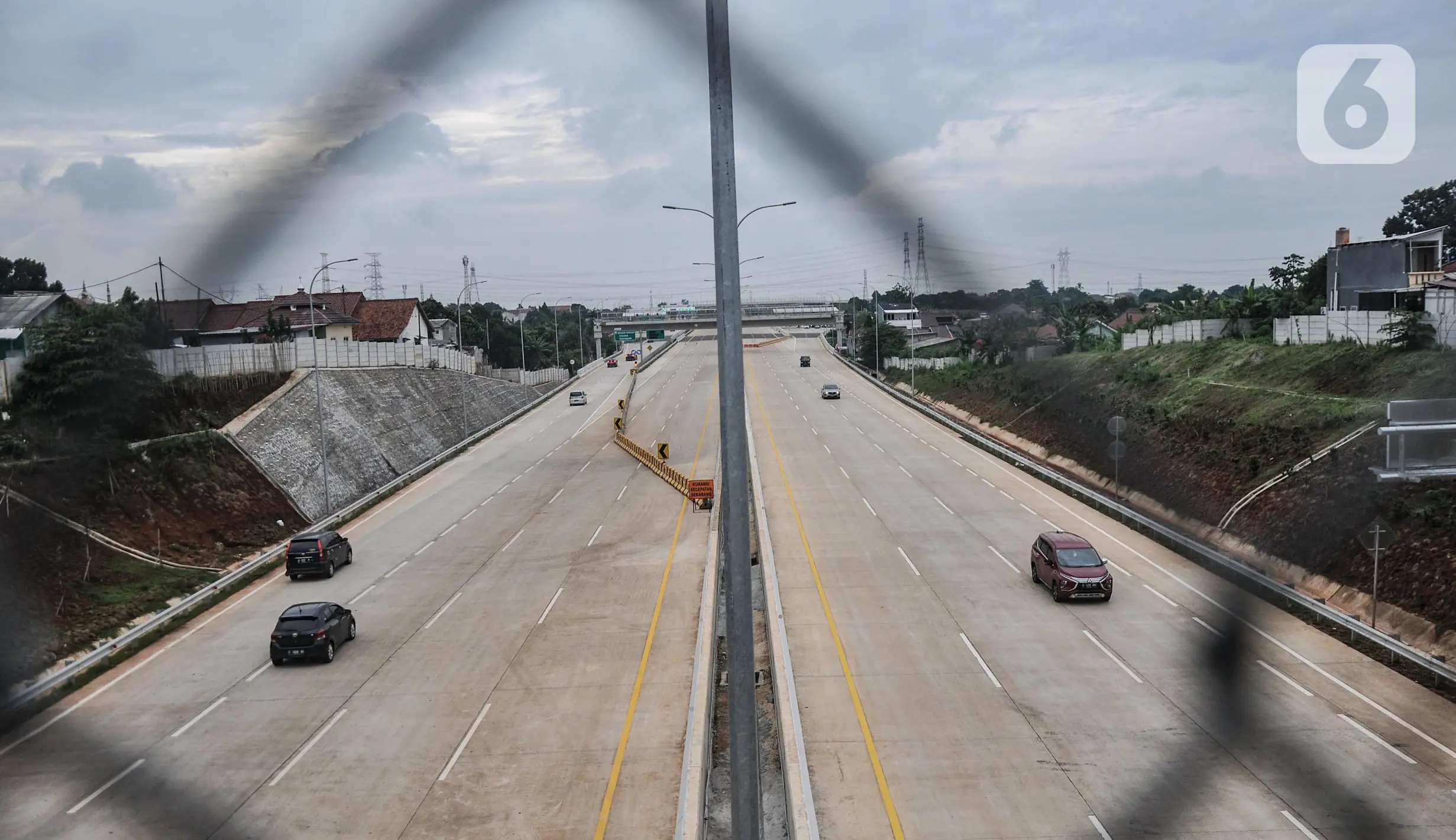 Tol Cijago Seksi 3A Kukusan-Krukut Dibuka Gratis Selama Libur Nataru - Foto Liputan6.com