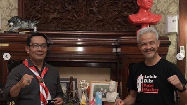 Ketika Ganjar Pranowo Berambut Hitam dan Ridwan Kamil Berambut Putih ...