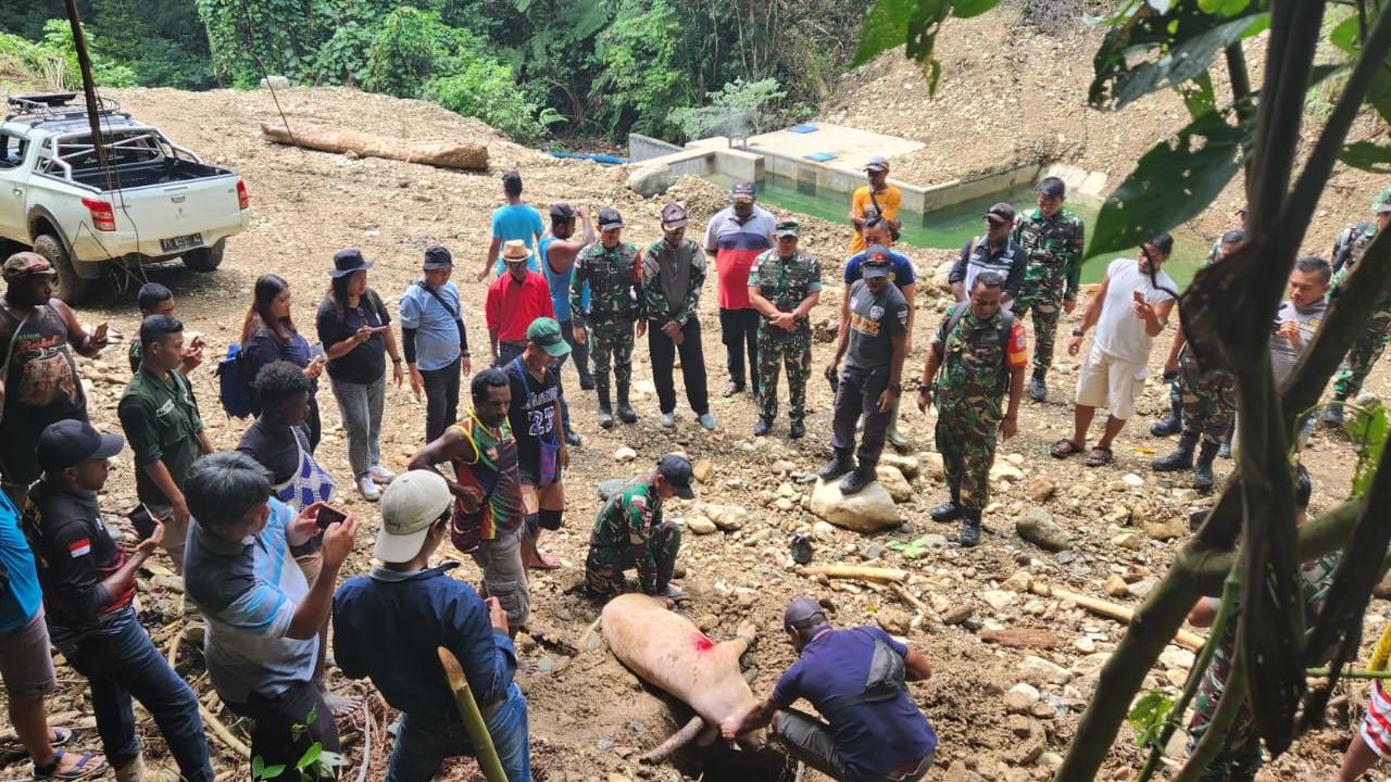 6 Hari Normalisasi Bendungan, Warga Perbatasan RI-PNG Dapat Akses Air ...