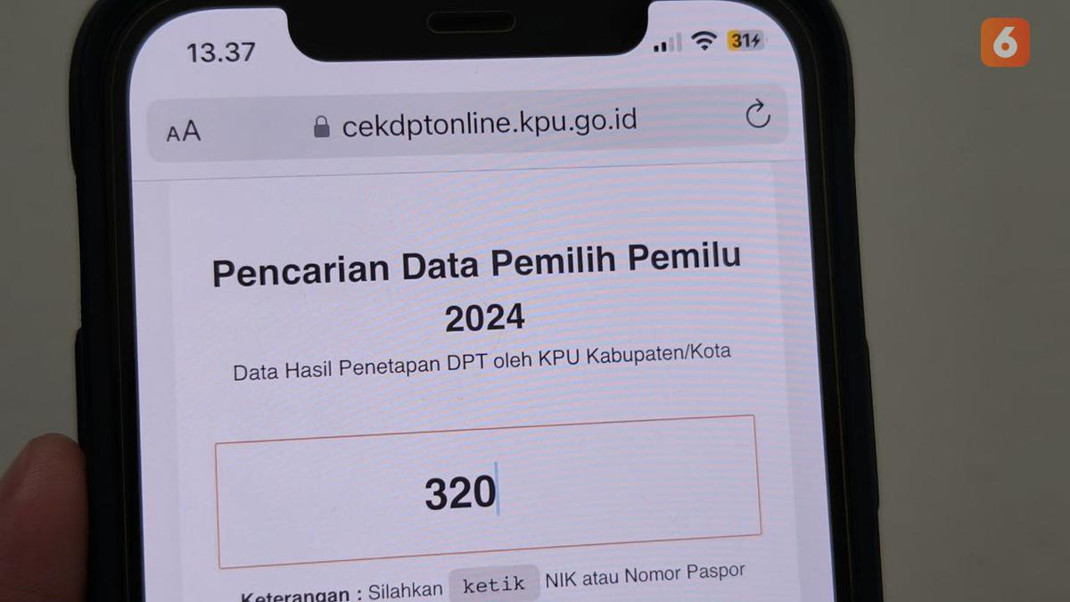 Cara Cek DPT Online Pilkada 2024 Lewat Hp, Pastikan Sebelum Ke TPS - Hot Liputan6.com