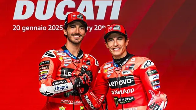 MotoGP 2025: Francesco Bagnaia dan Marc Marquez Diduga Tak Akan Berteman Meski Berada di Tim ...