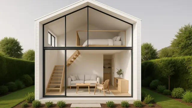 7 Desain Rumah Kecil dengan Loft Minimalis, Solusi Cerdas untuk Hunian ...