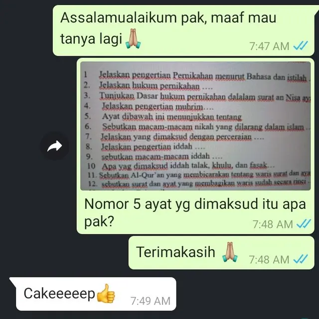 7 Chat Murid Tanya Tugas Ke Guru Biar Jelas Ini Malah Bikin Bingung ...