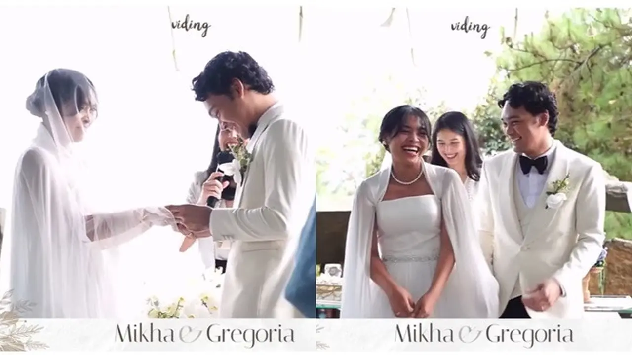 7 Potret Pemberkatan Nikah Mikha Angelo dan Gregoria Mariska, Penuh Khidmat - Hot Liputan6.com
