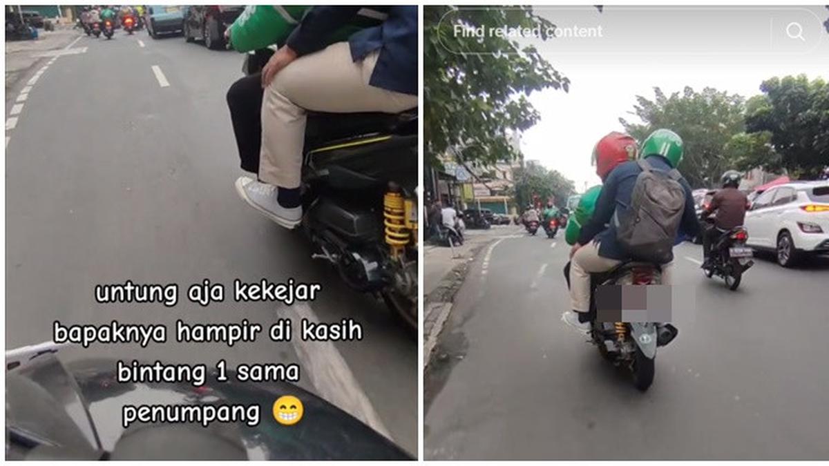 Orderannya Tertukar, Momen Driver Ojol Kejar Penumpangnya di Jalanan Ini Kocak - Hot Liputan6.com