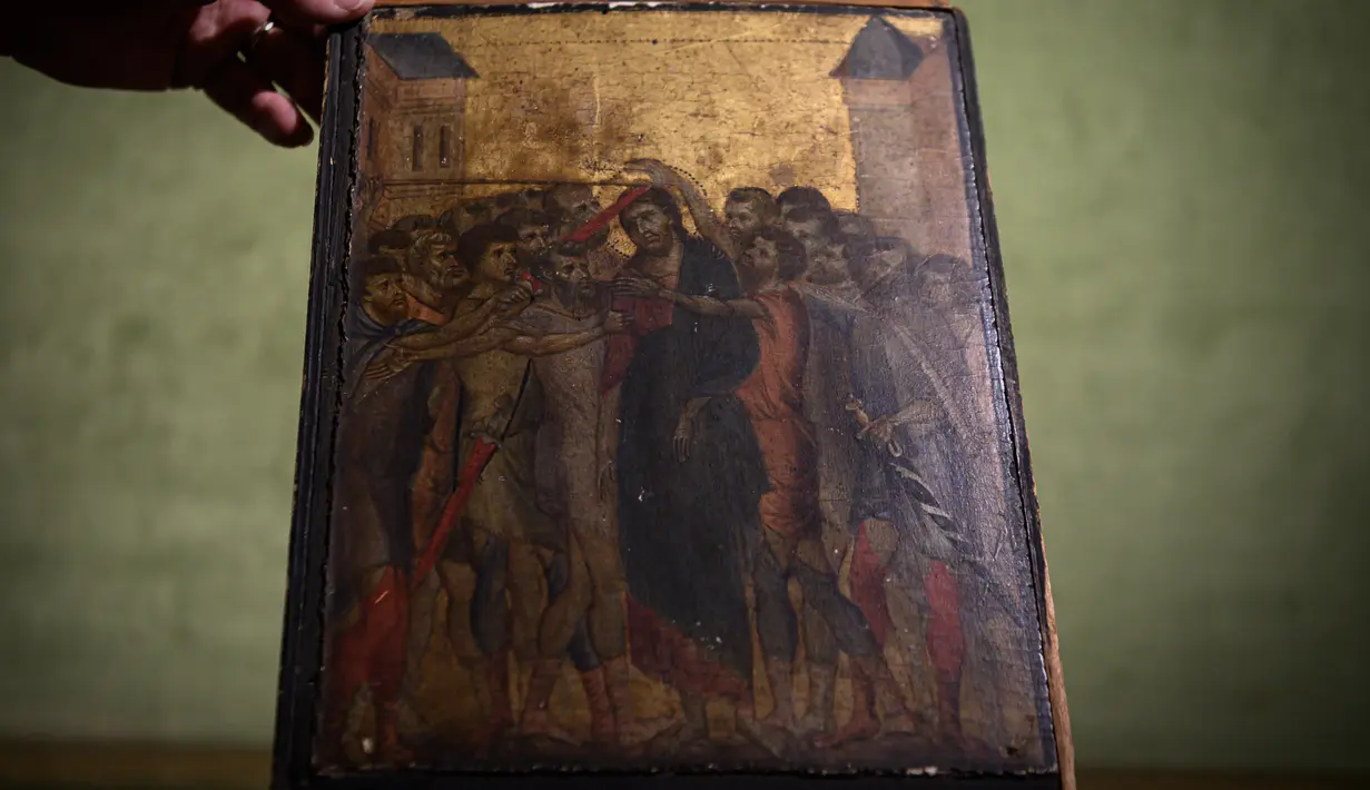 FOTO: Ditemukan di Dapur, Lukisan Ini Ternyata Mahakarya Bernilai Rp 92 ...