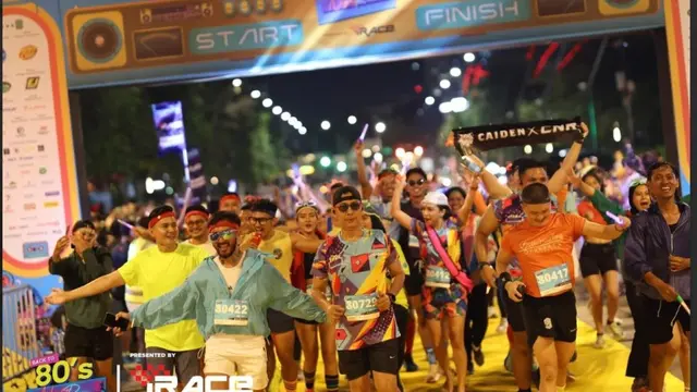 Digelar Malam Hari di GBK, Gelaran Fun Run Back to 80’s di Sukses ...