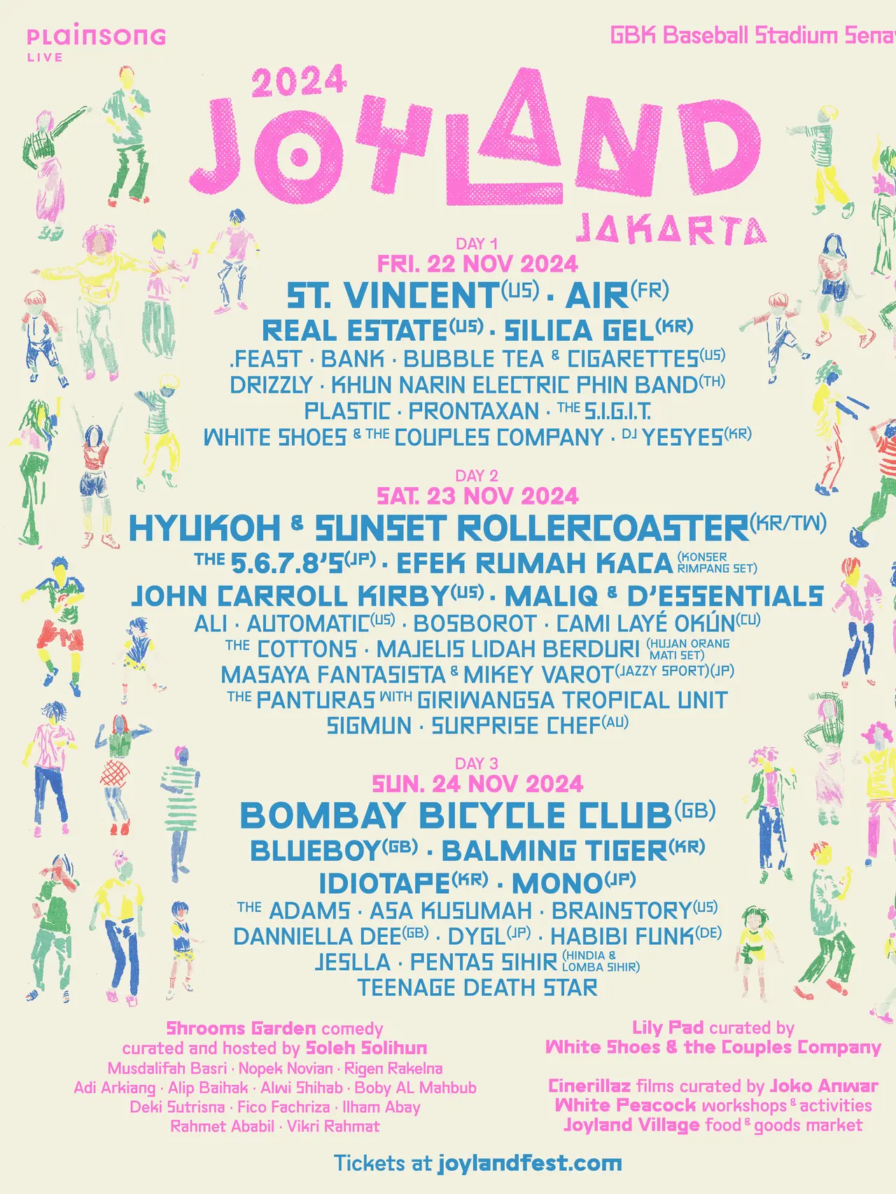 Joyland Festival Jakarta 2024 Hadirkan St. Vincent hingga Air - ShowBiz ...