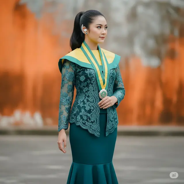 7 Inspirasi Model Kebaya Wisuda Rok Duyung, Tampil Elegan di Momen ...