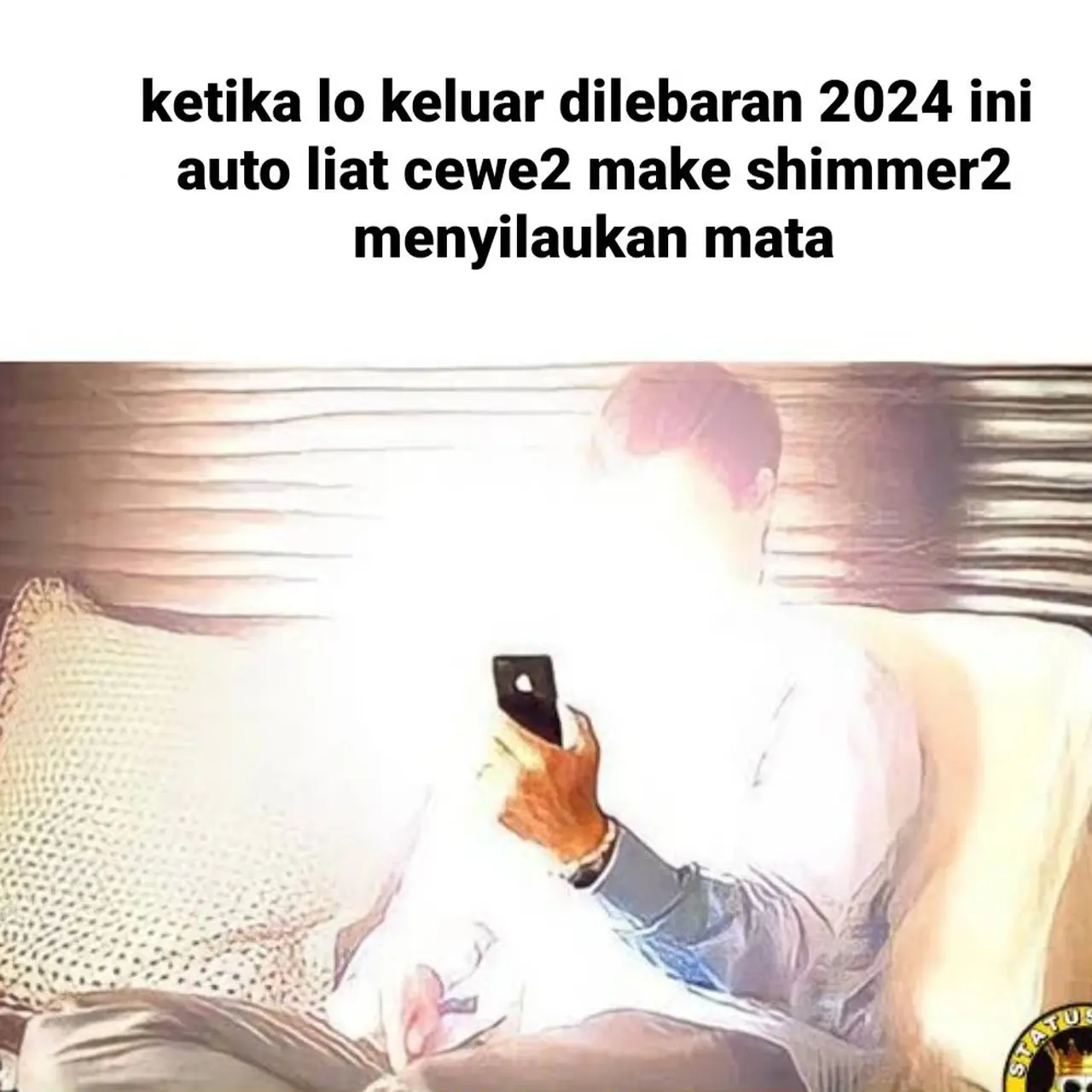 6 Meme Pakai Busana Bahan Shimmer ketika Lebaran Ini Kocak, Jadi Trend ...
