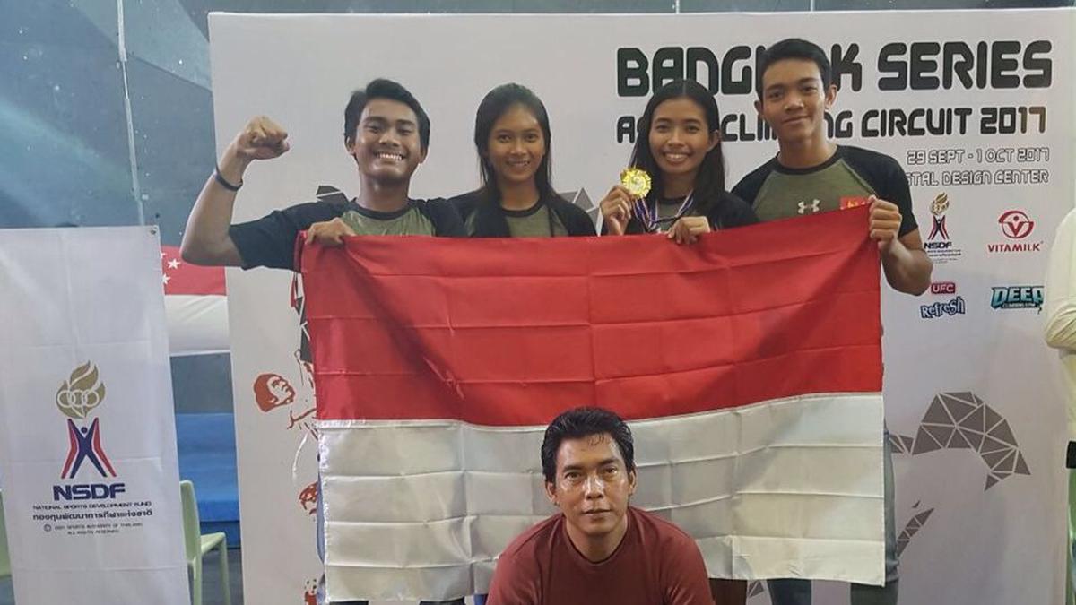 Fitria Hartani Raih Emas di ASEAN Climbing Circuit - Ragam Bola.com