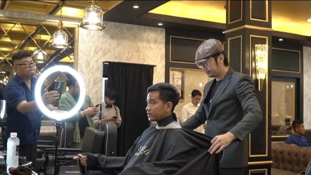 Gibran Rakabuming Singgahi Tempat Pangkas Rambut Sebelum Debat Capres ...