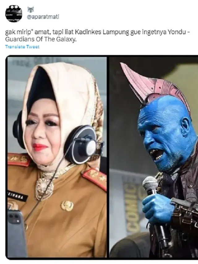 Lihat Penampilan Kadinkes Lampung Reihana, Warganet Becanda Samakan ...