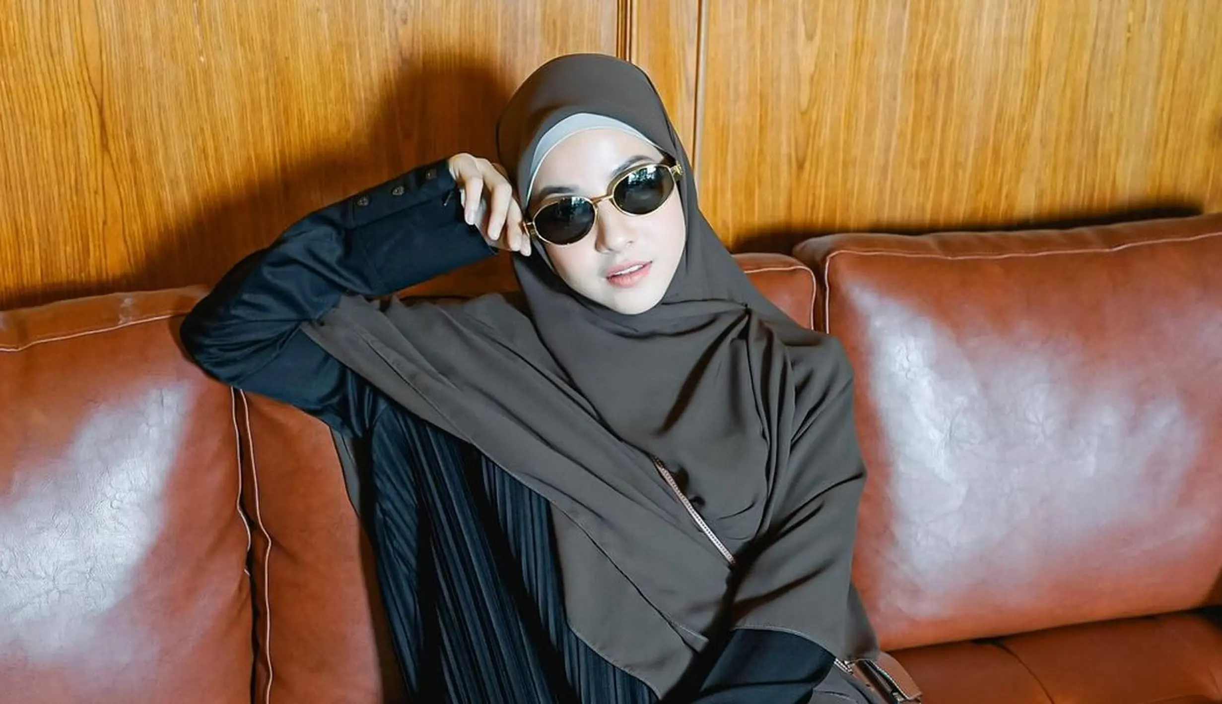 Model Hijab Natasha Rizki, Inspirasi Cantik Ramadan dan Lebaran - Photo Fimela.com