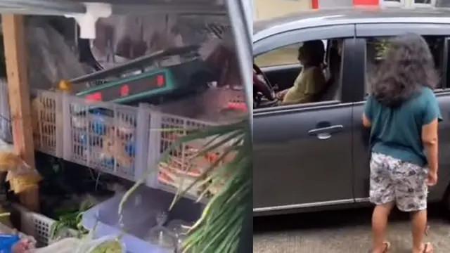 6 Potret Orang Jualan Sayur Pakai Mobil Mewah, Alih Fungsi Jadi Lapak ...