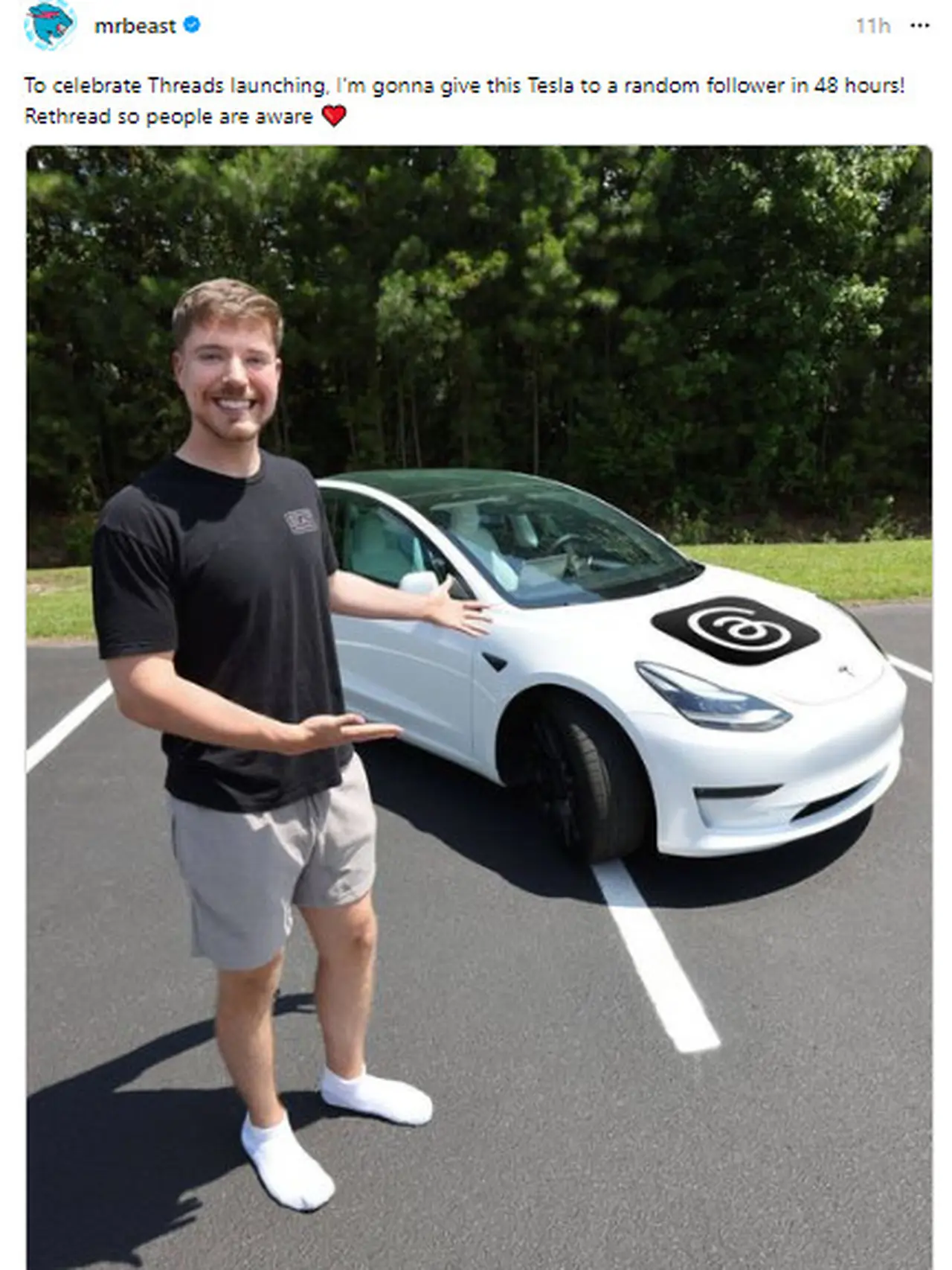 YouTuber MrBeast Giveaway Tesla Usai Jadi Orang Pertama dengan 1 Juta ...