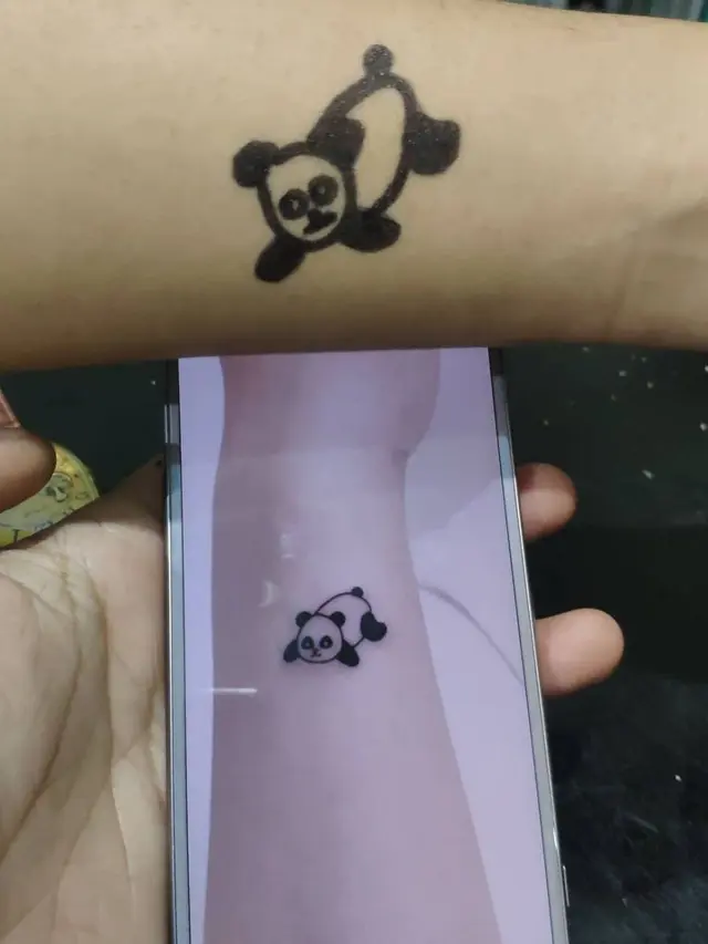6 Tato Bentuk Panda Ini Unik Banget, Ada yang Bikin Ngakak - Hot ...