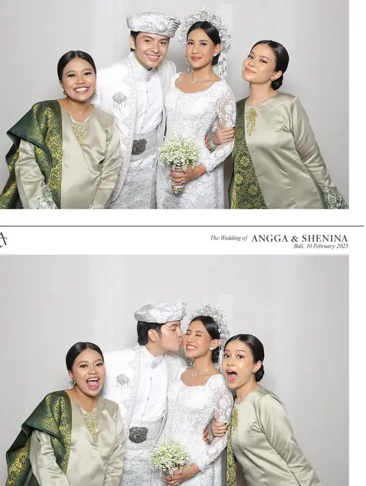 Potret Hanggini Jadi Bridesmaid di Momen Akad Nikah Shenina dan Angga ...