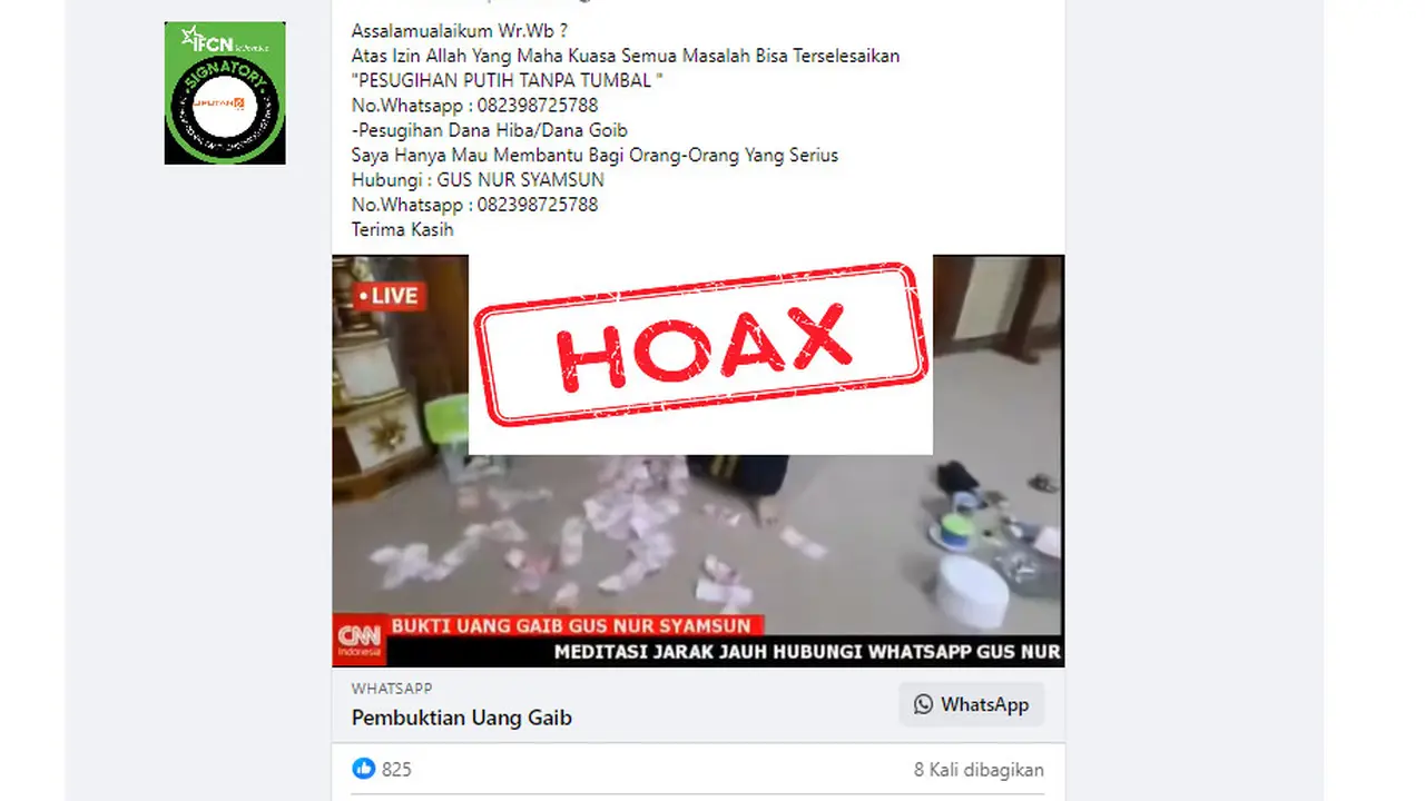 Siaran Berita Televisi Dijadikan Bahan Hoaks, Berikut Daftarnya - Cek Fakta Liputan6.com